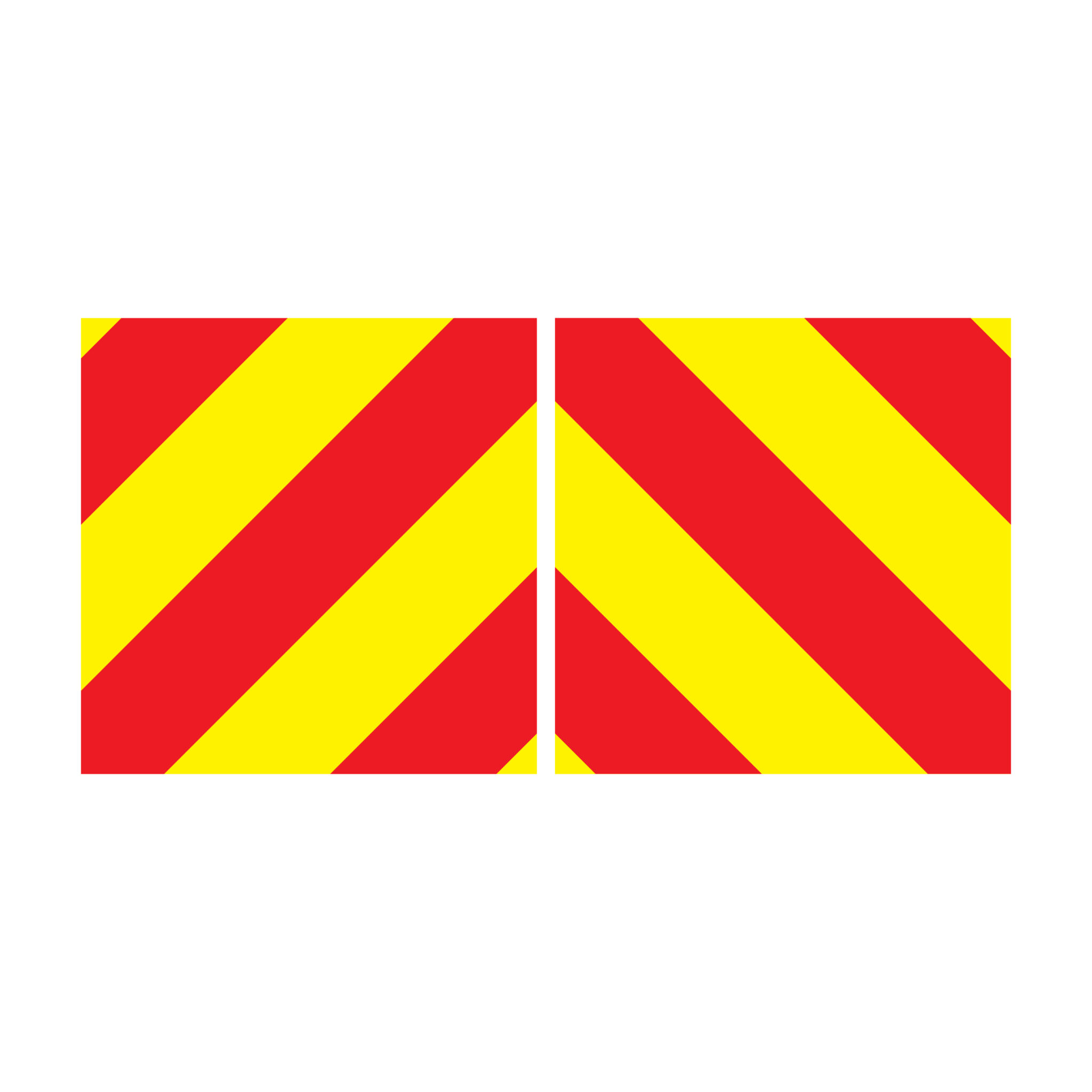 High Visibility Chevron Tapes & Panels