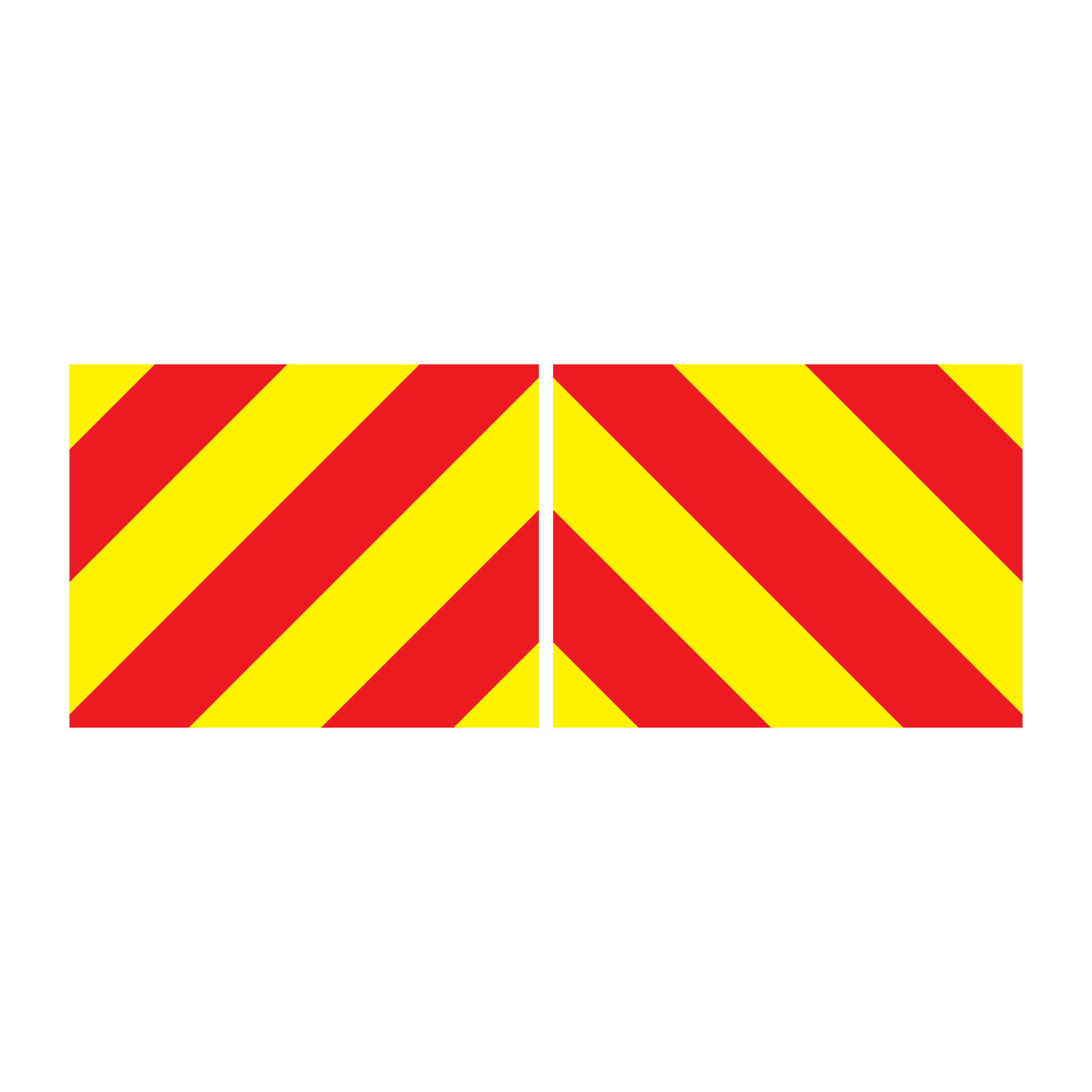 High Visibility Chevron Tapes & Panels